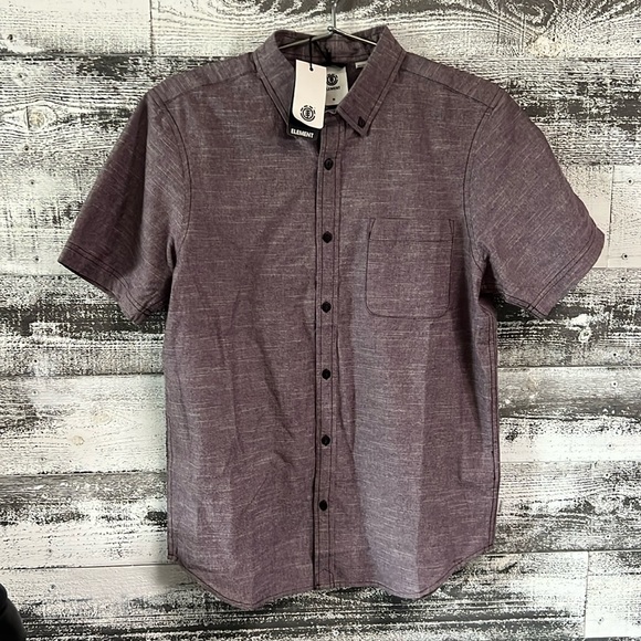 Element | Shirts | Nwt Element Button Down Short Sleeve Top | Poshmark